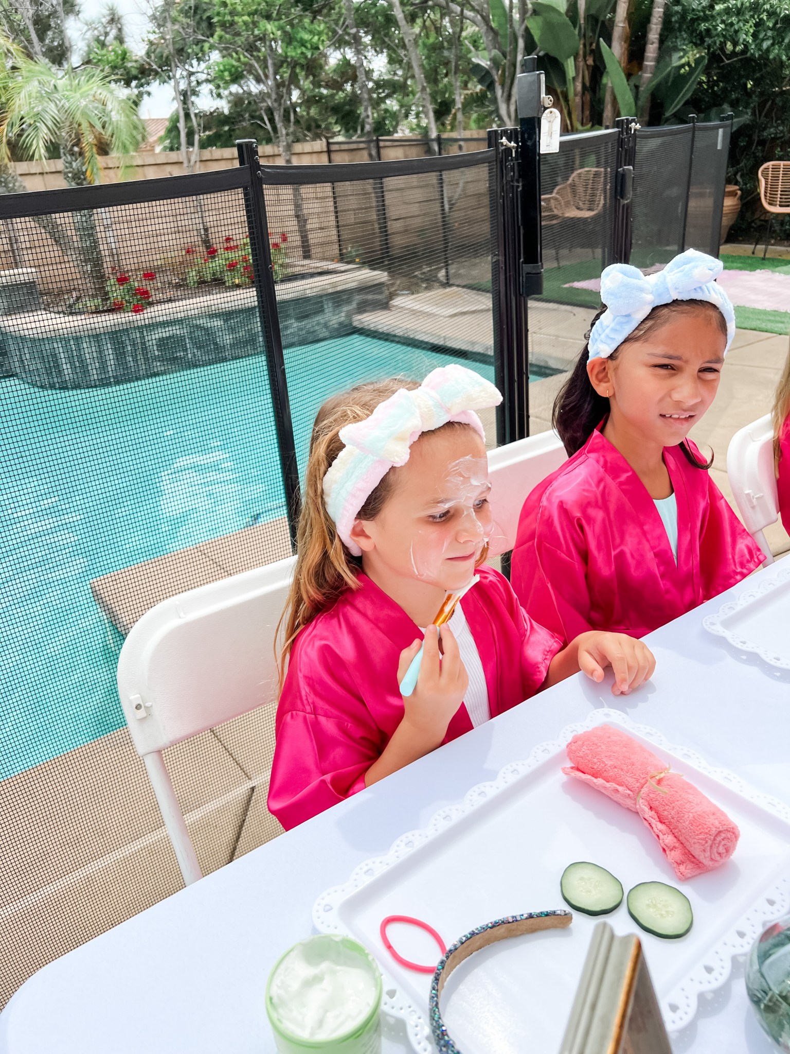 “Sweet Sassy & Seven” Glam-Up Spa 7th Birthday Party – That Celebration ...